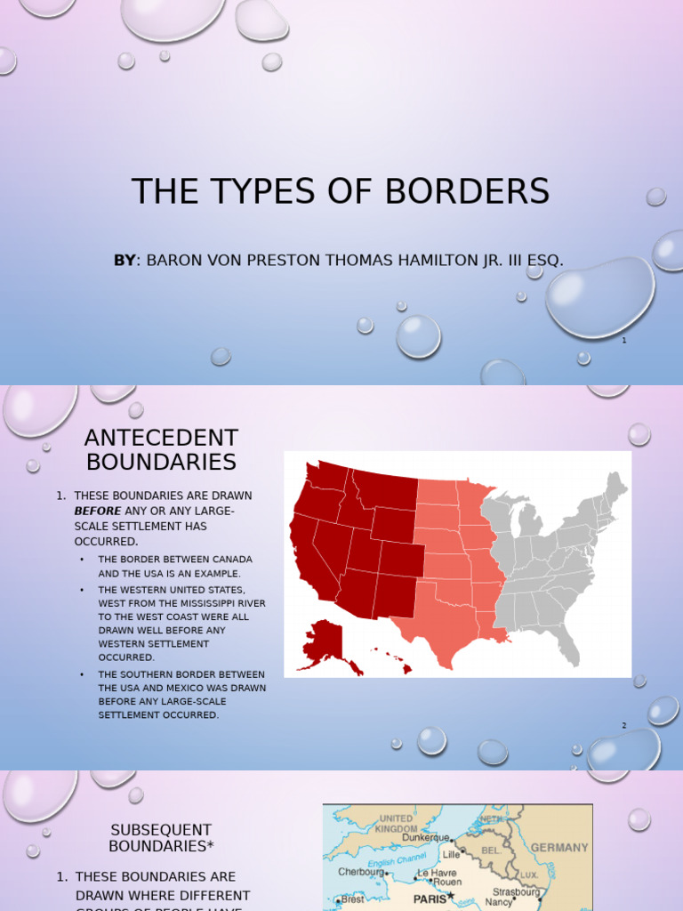 The Types of Borders | PDF | Ethnicity | Europe