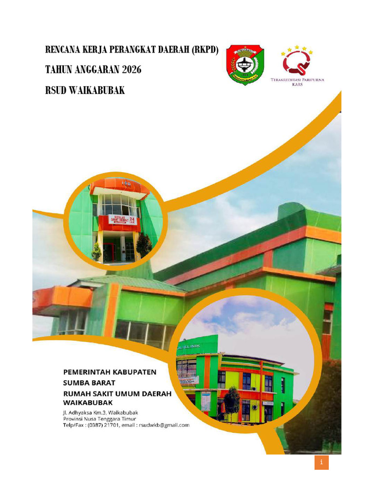 Renja RSUD Waikabubak TA.2026 | PDF