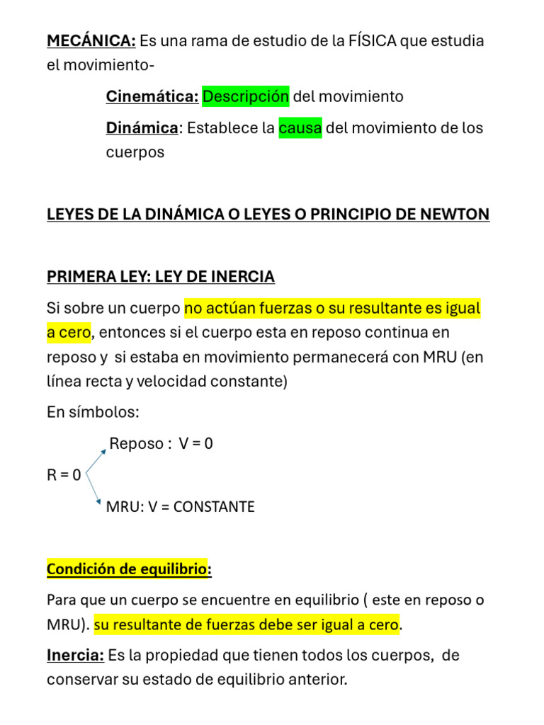 Leyes de Newton y su Aplicación en Física | PDF
