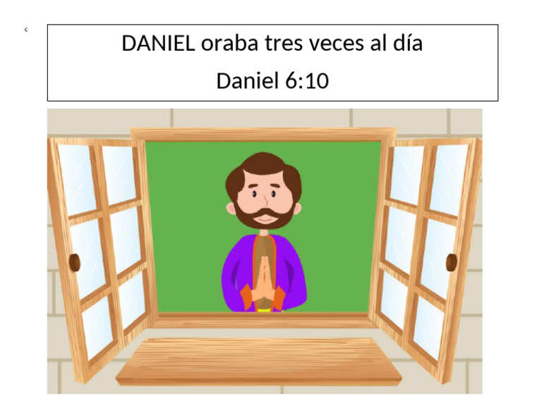 Daniel 6 10 | PDF