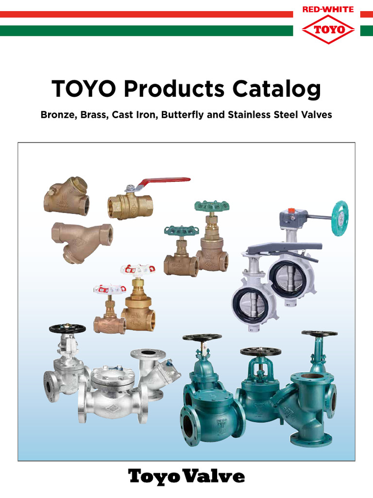 Toyo Valves Product Catalog Overview | PDF | Screw