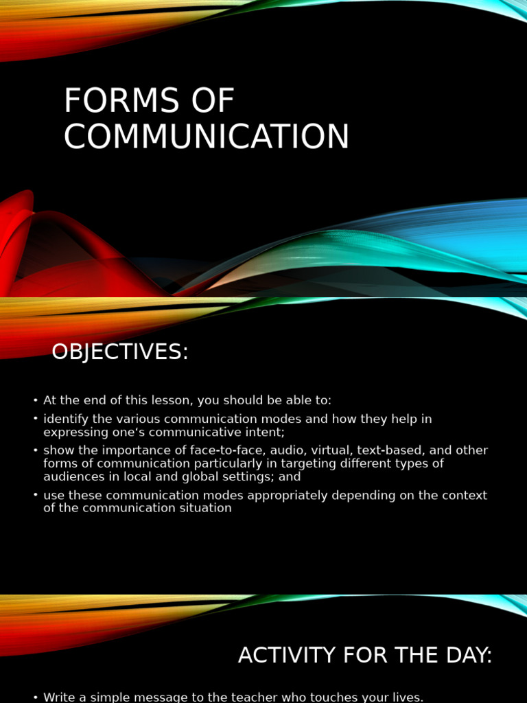 Understanding 10 Communication Modes | PDF
