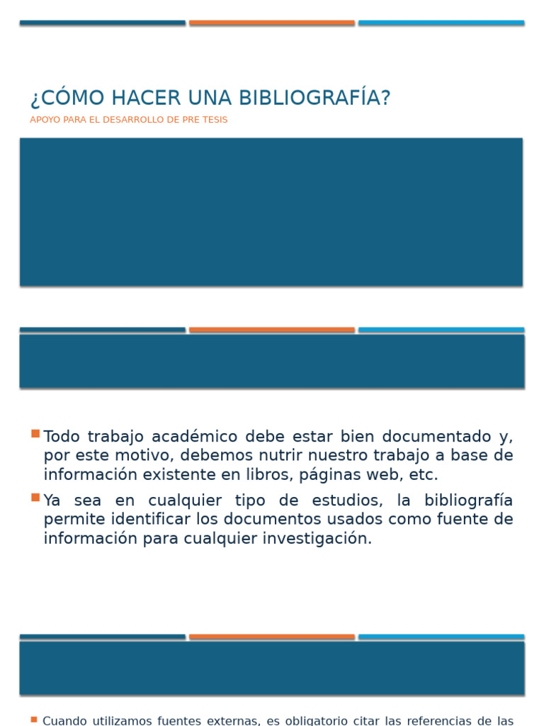 Cómo Hacer Una Bibliografía | PDF | Bibliografía | Citación