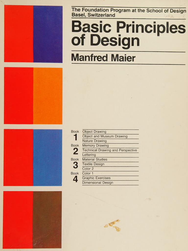 Basic Principles of Design - Manfred Maier - October 1980 - Van ...