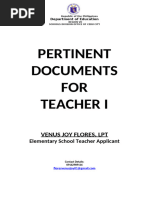 Certificate of Candidacy (SELG) | PDF