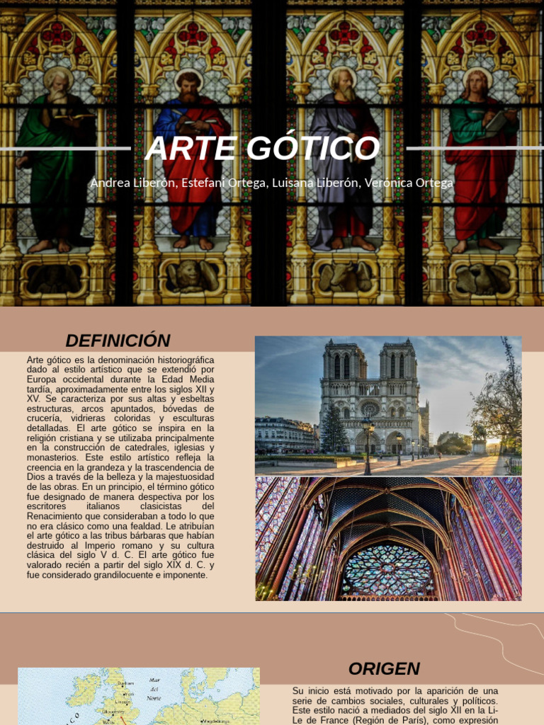 Arte Gótico | PDF | Arquitectura gótica | Escultura