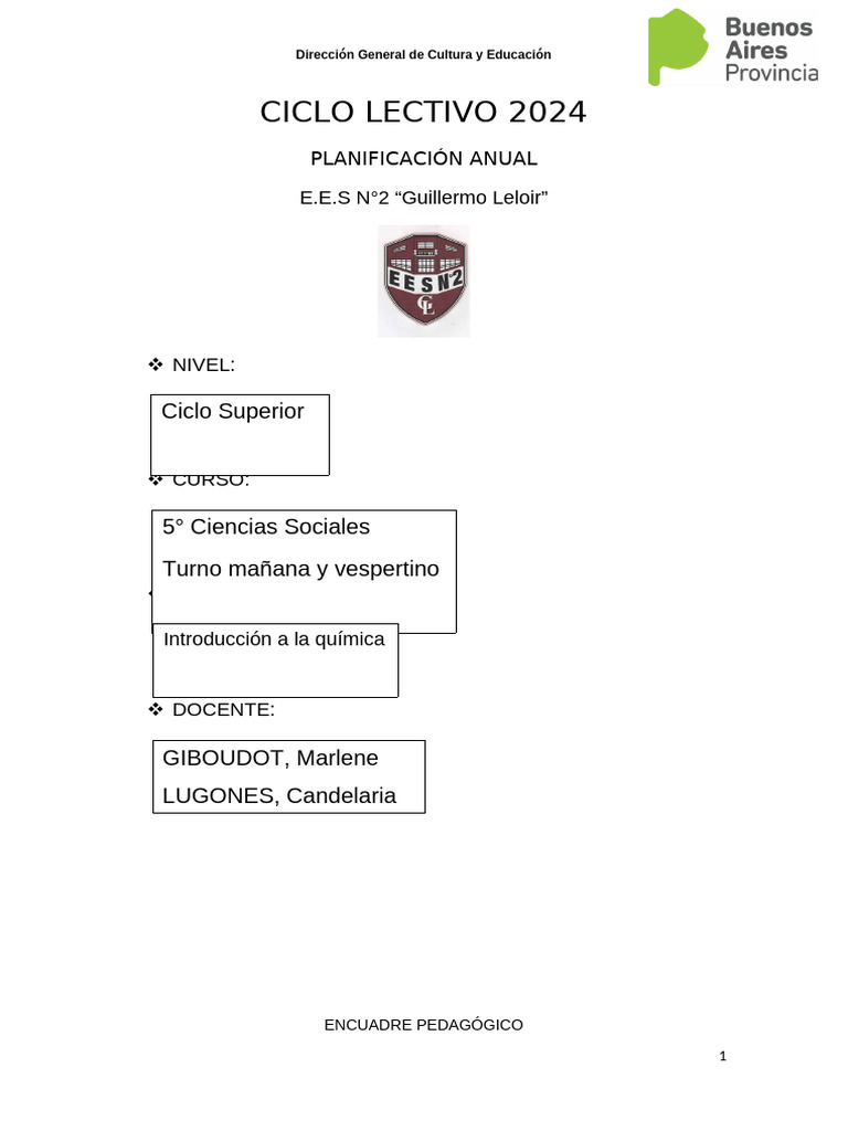PLANIFICACIÓN ANUAL 2025 5to sociales | PDF | Carbohidratos | Metabolismo