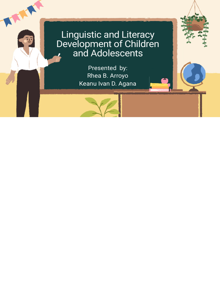 Linguistic and Literacy Development of Children and Adolescents | PDF | Multilingualism | Child ...