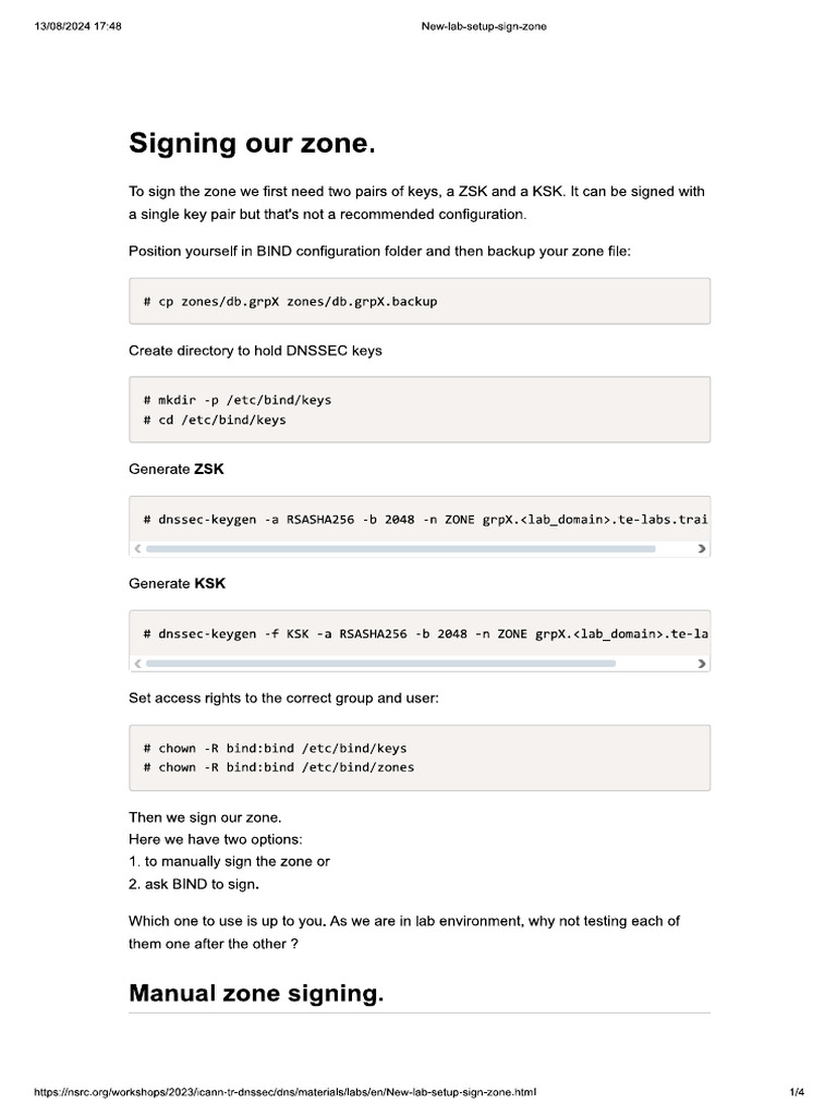 siging our zone | PDF