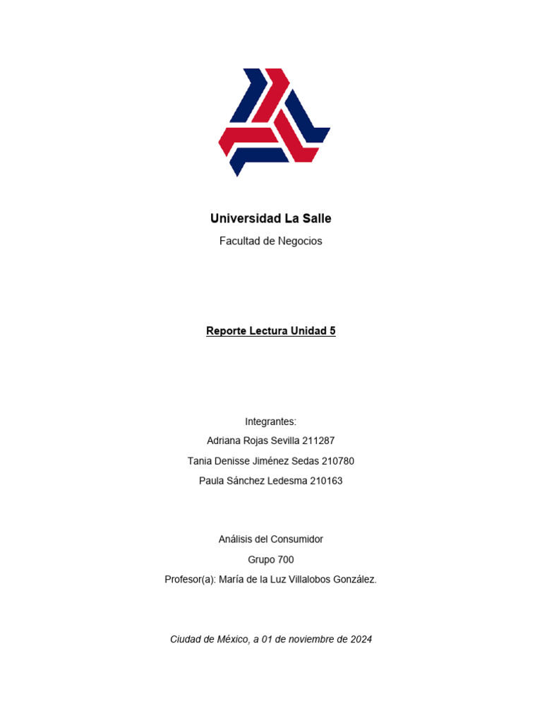 Lectura Unidad 5 | PDF | Las emociones | Mente