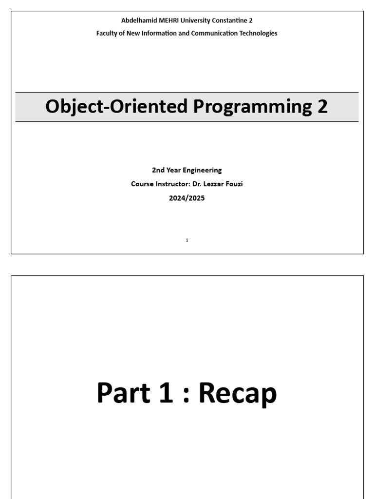 Inbound 6538226361068991704 | PDF | Class (Computer Programming) | Method (Computer Programming)