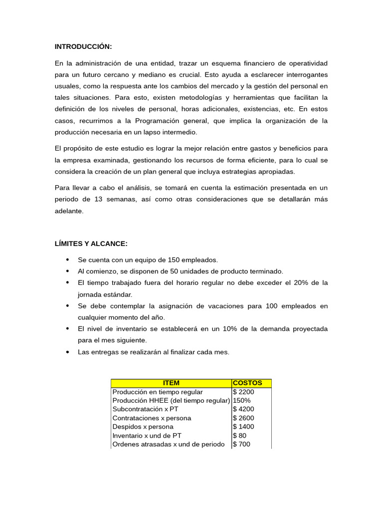 Control de Plan Agregado - Revisar | PDF | Outsourcing | Ciencias económicas