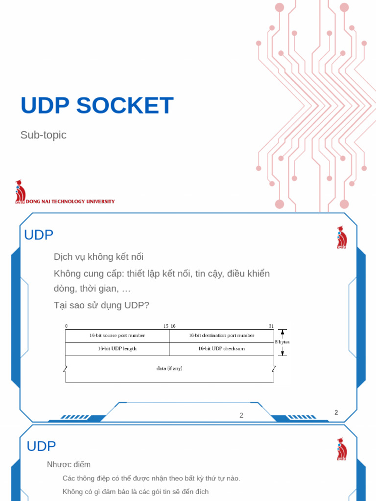 Bai 07 Udp Socket | PDF