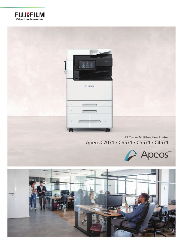 Apeos C7071 C6571 C5571 C4571 Brochure | PDF | Image Scanner | Energy Conservation