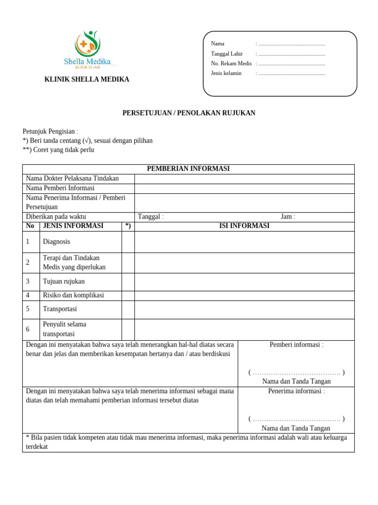 PKP 11 EP3 FORM PEMBERIAN INFORMASI DAN PERSETUJUAN_PENOLAKAN RUJUKAN[1 ...