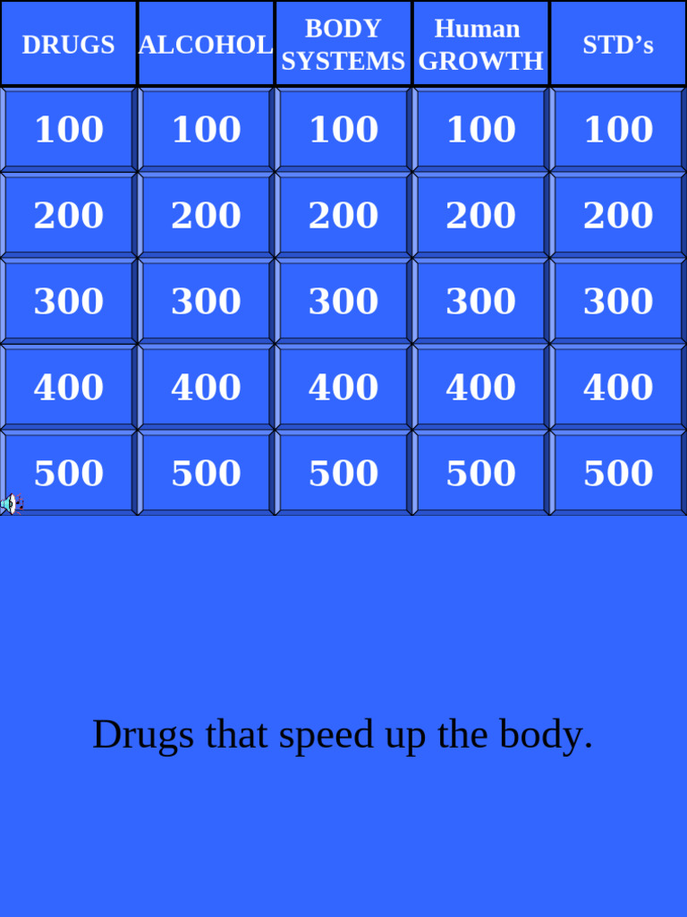 Health Info Jeopardy | PDF | Sexually Transmitted Infection | Medical ...