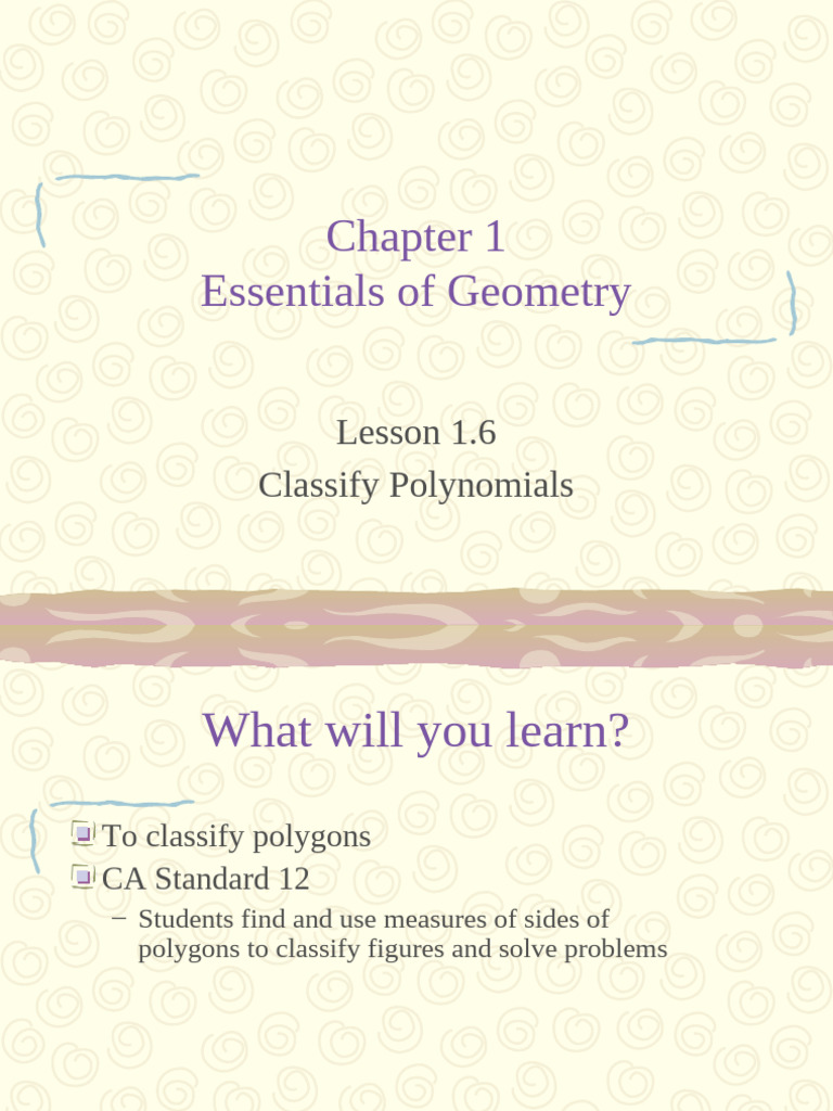 Classifying Polygons: Types & Properties | PDF