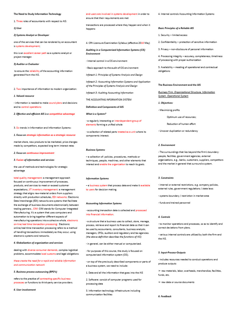 Midterm Reviewer | PDF | Databases | System