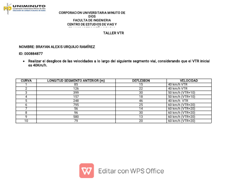 Trabajodevias Brayan Alexis | PDF