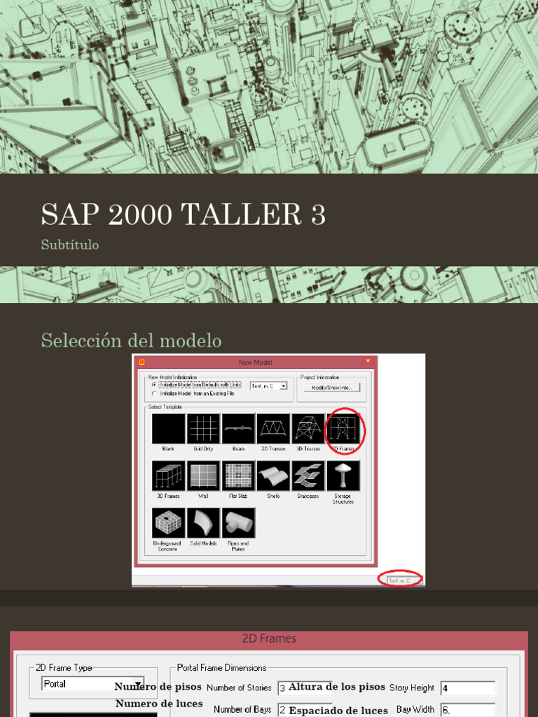 Modelo III SAP 2000 - 241019 - 092301 | PDF