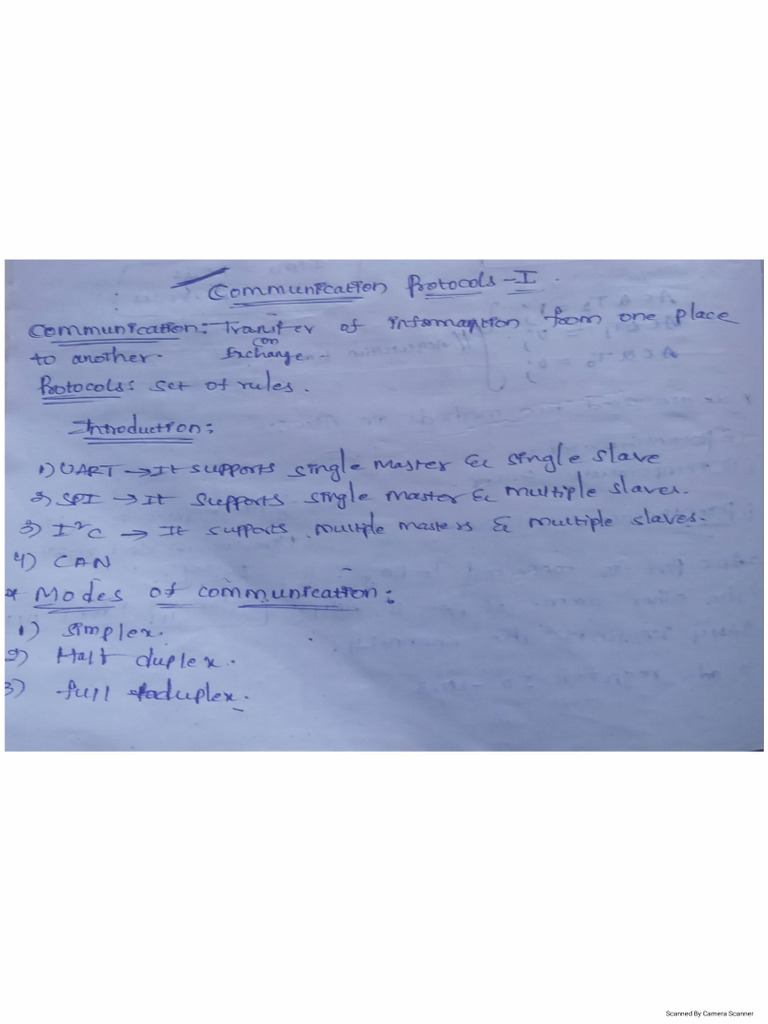 Communication Protocols | PDF