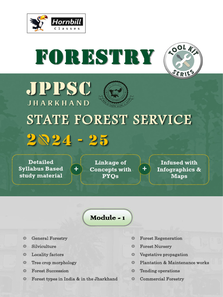 JPSC Module 1 Eng Sample | PDF | Forests | Plant Nursery