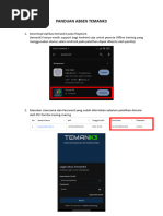 Tutorial Absensi Menggunakan Aplikasi Temank3 | PDF