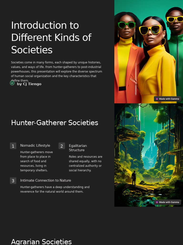 Introduction To Different Kinds of Societies | PDF | Society ...