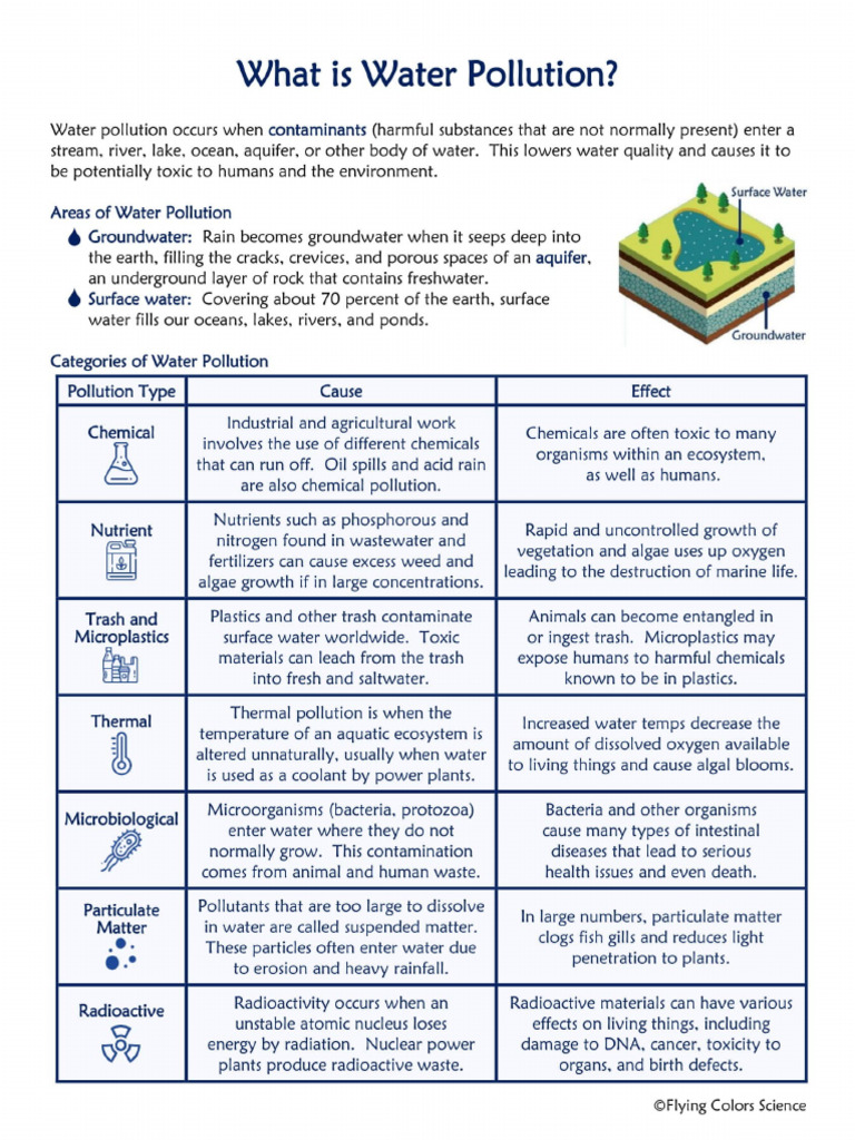 Understanding Groundwater Pollution | PDF