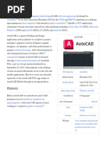 AutoCAD Version History | PDF | Microsoft Windows | Auto Cad