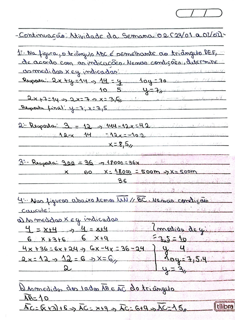 Atividade D mtm2 | PDF