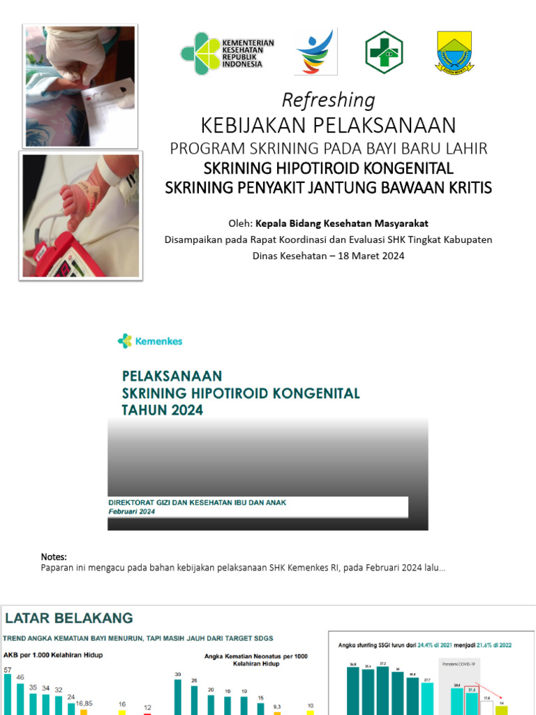 SHK Dan PJB Kritis - Bahan Dasar Paparan Kepala Bidang | PDF