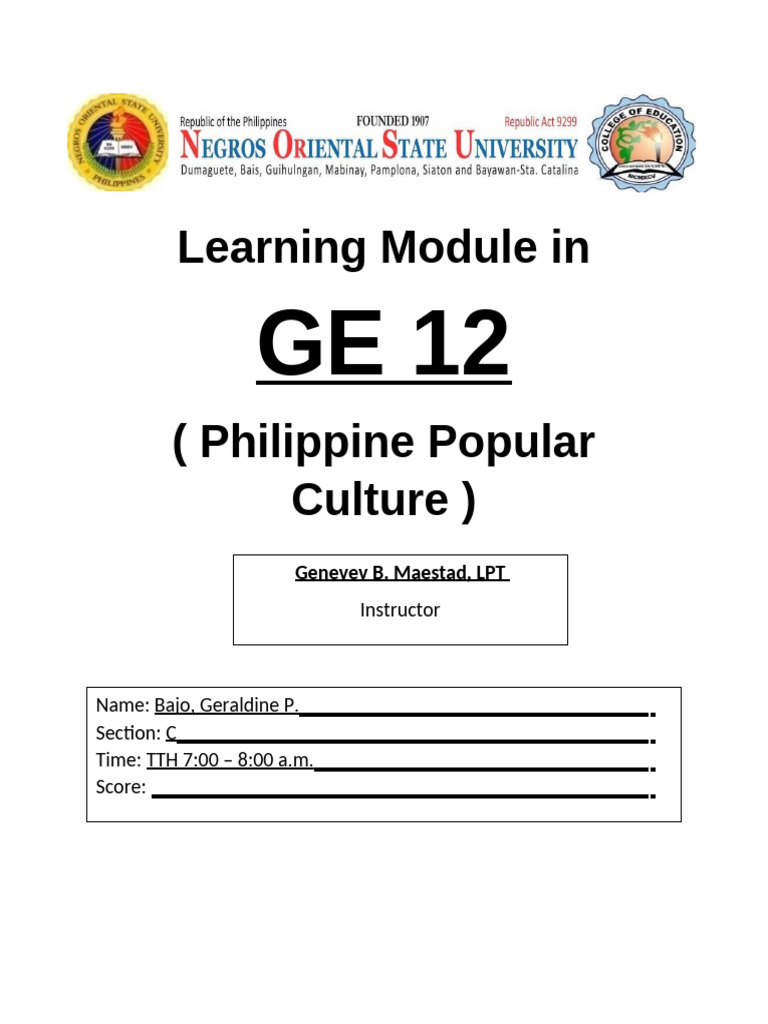 Module 1 Answer | PDF