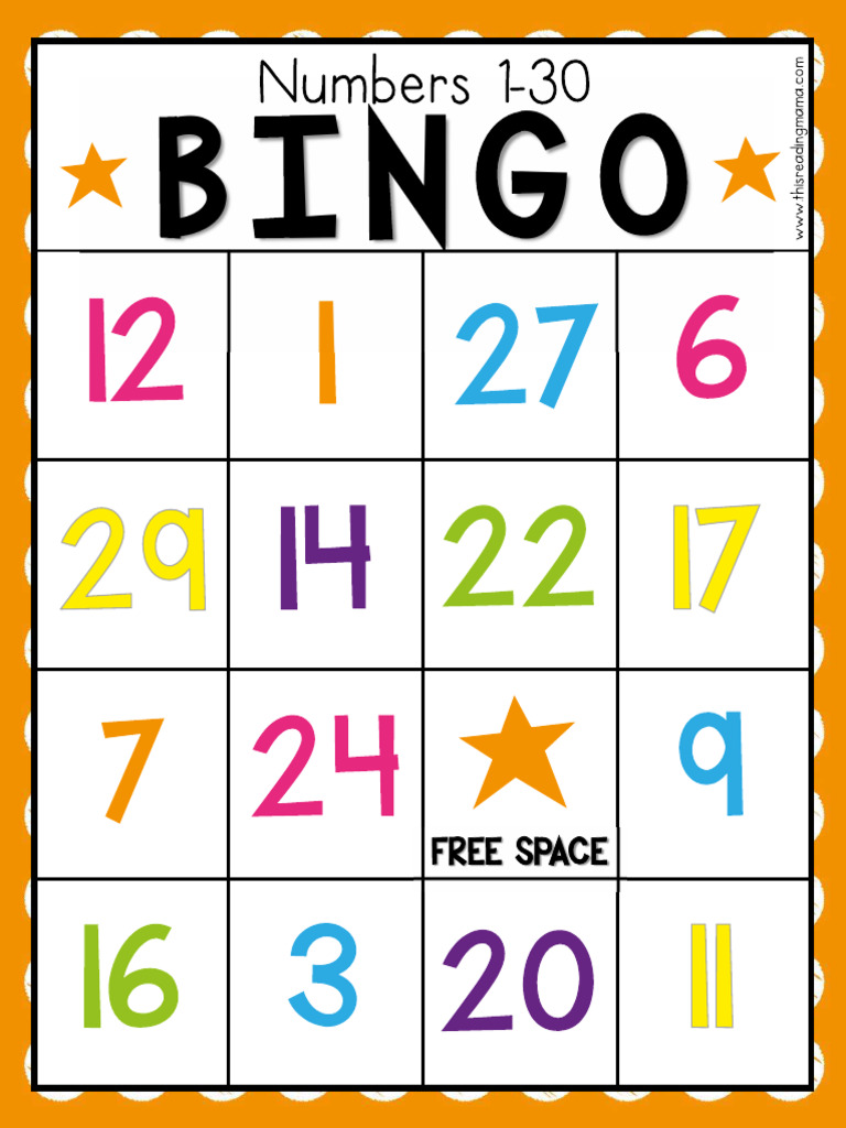 Bingo 1-30 | PDF