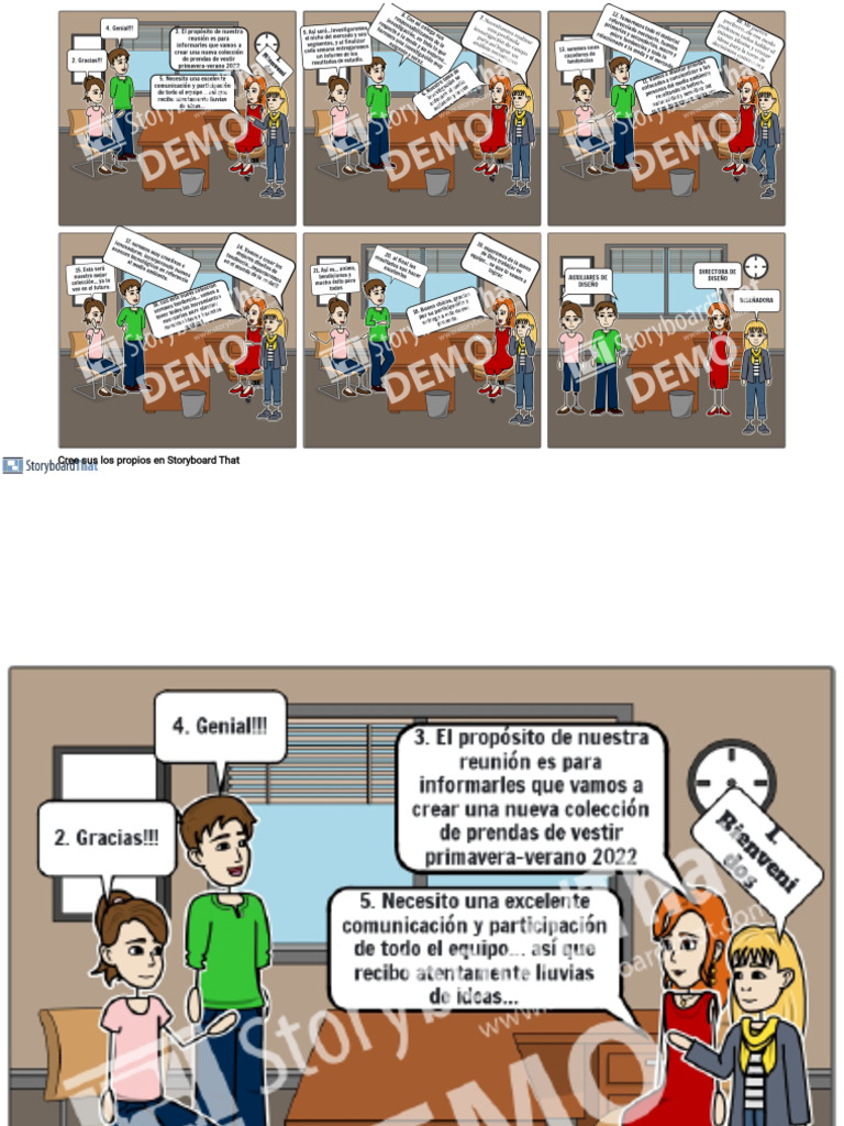 Historieta Rol Del Departamento de Diseno | PDF