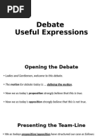 Debate Script Structure Guide | PDF | Argument