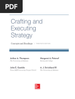 Crafting & Executing Strategy: The Quest For Competitive Advantage ...