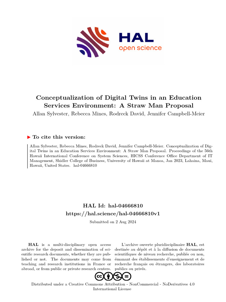 Conceptualization of Digital Twins | PDF | System | Use Case