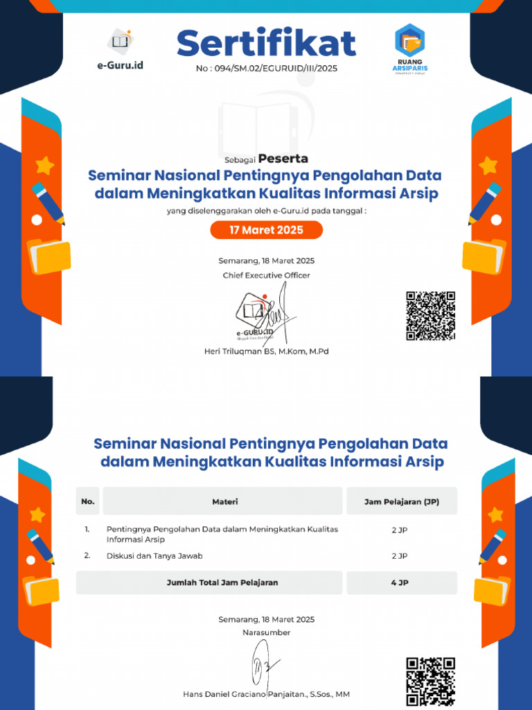 Devi Safita Sari, A.Md - Seminar Nasional 4JP - Pentingnya Pengolahan Data Dalam Meningkatkan ...