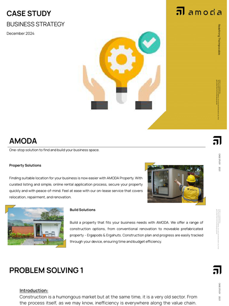 Case Study Business Strategy 1 1 | PDF | Business | Economies