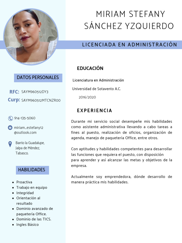CV Miriam Stefany - 20241122 - 143439 - 0000 | PDF