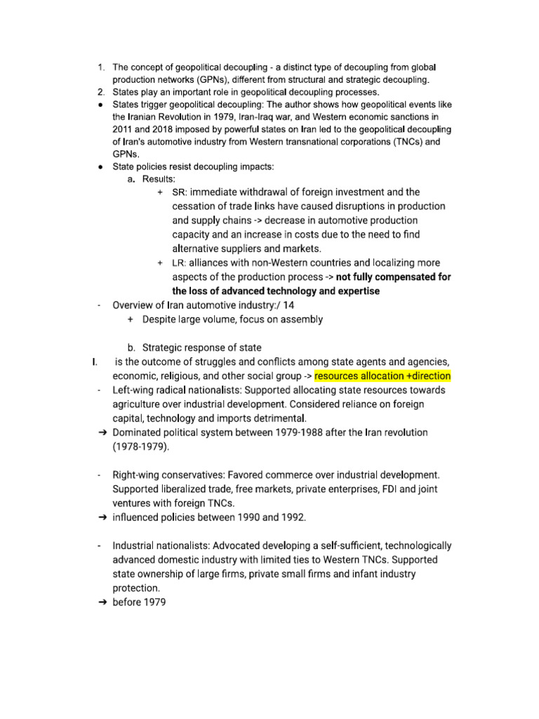 Geopolitical Decoupling | PDF