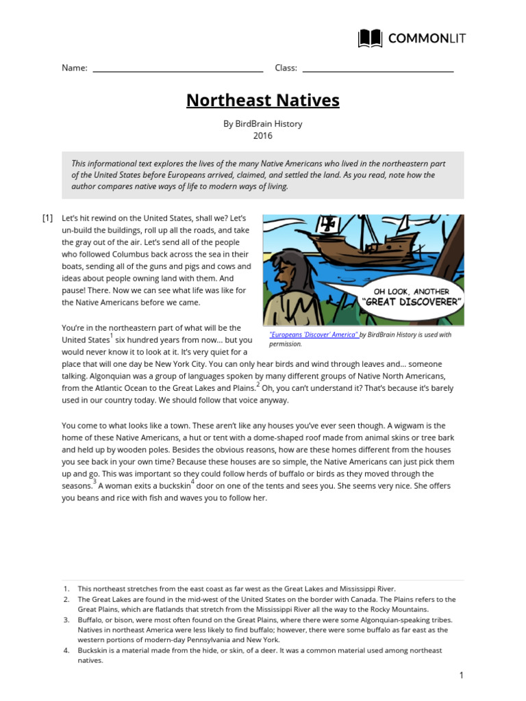 Shivank Urs - Northeast - Natives-Teacher | PDF | American Bison | Great Plains