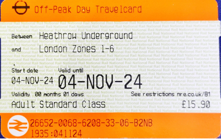 London Underground Ticket | PDF