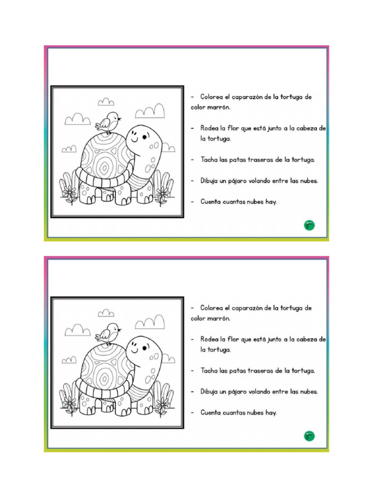 seguimiento de instrucciones | PDF