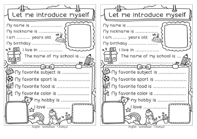 Let Me Introduce Myself - 111809 | PDF