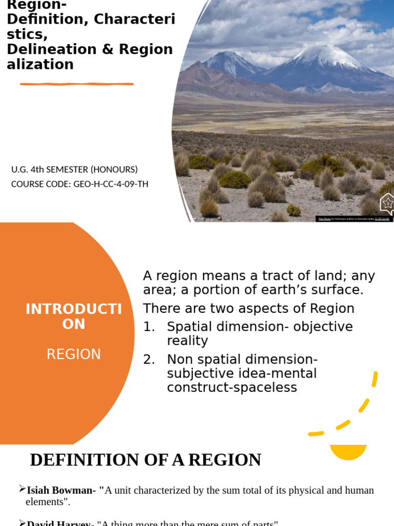 Region - Characteristics & Delineation | PDF | Cost Of Living | Gross ...
