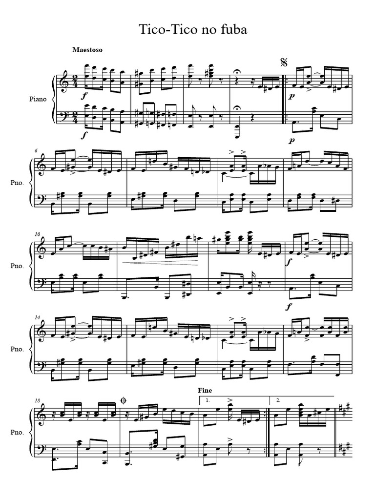 Tico-Tico No Fuda | PDF