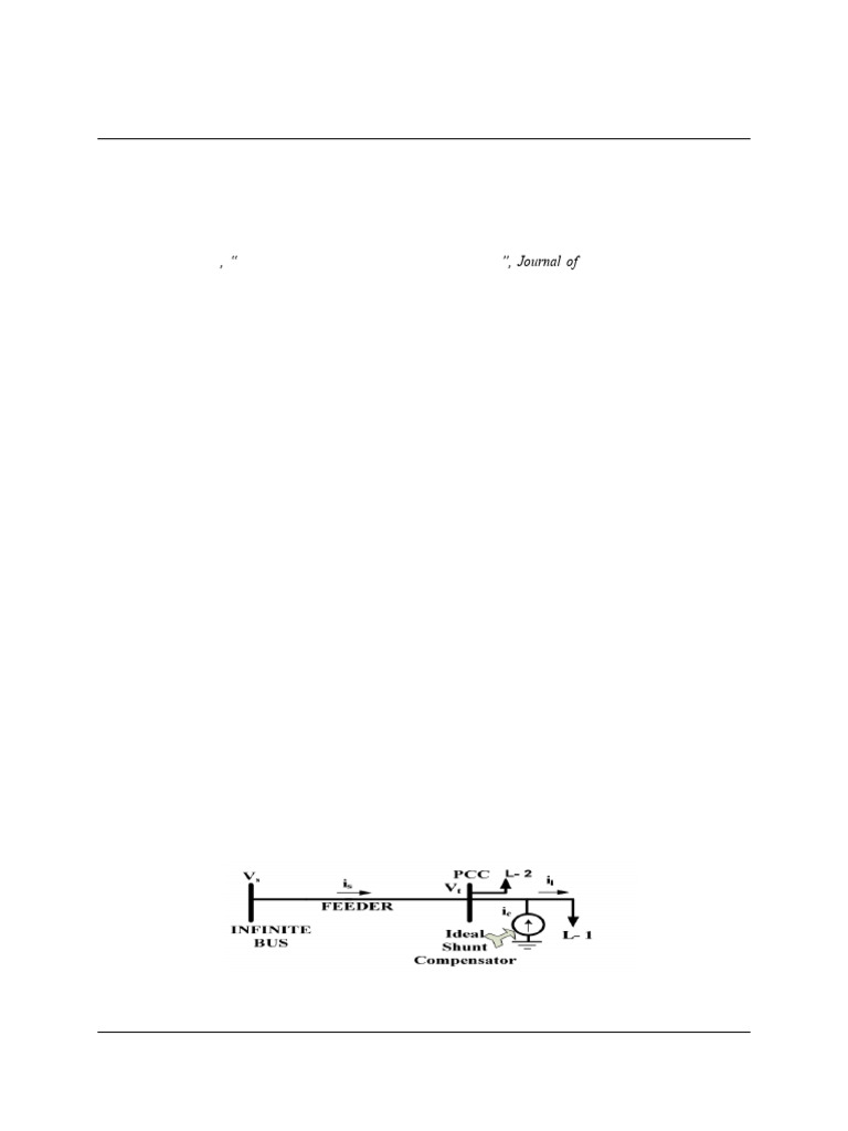 A Review Of Dstatcom Control Algorithms Pdf Electrical Engineering 2497
