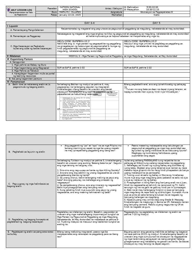DLP ESP8 Week 5 | PDF
